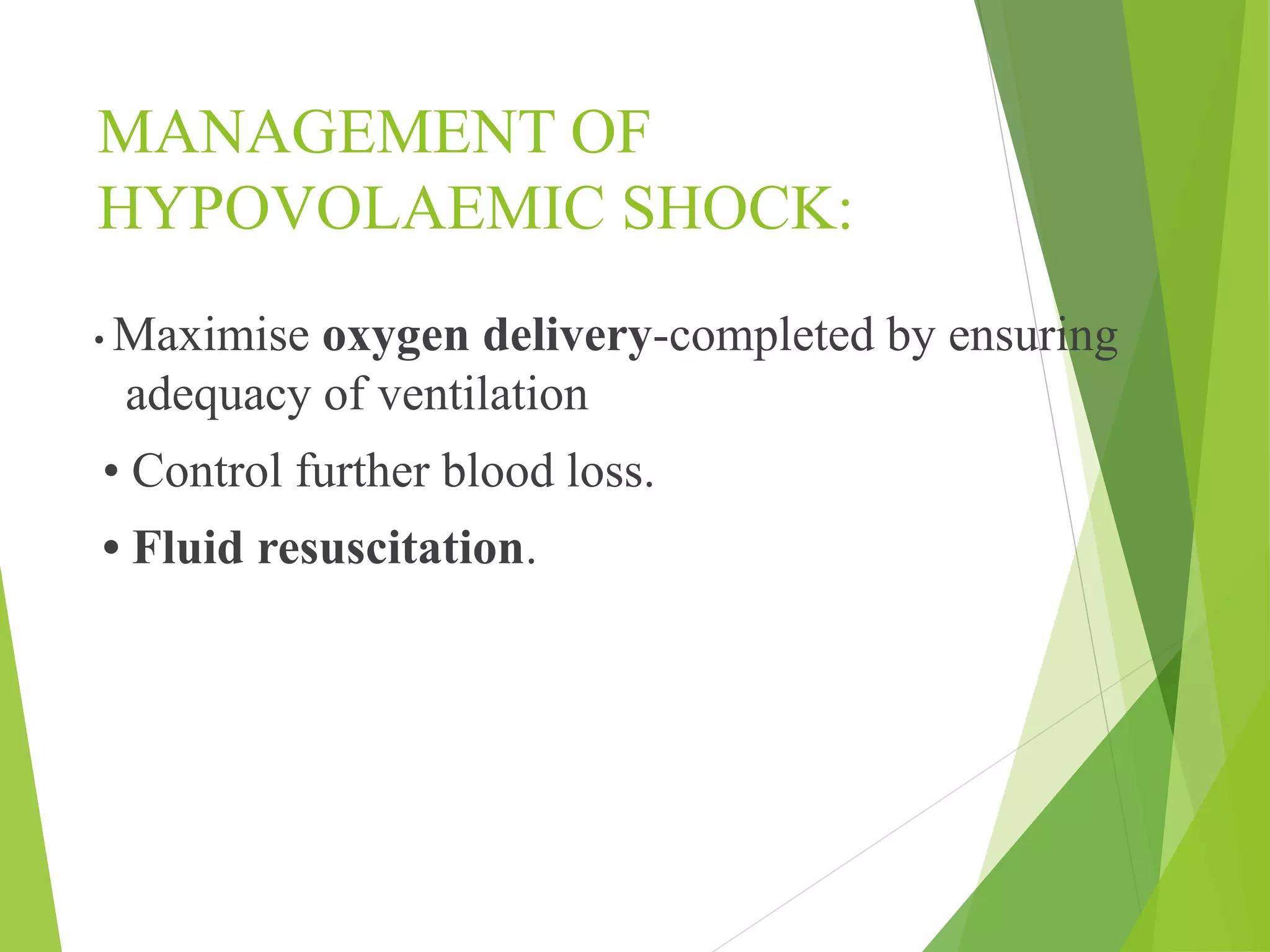 MANAGEMENT OF SHOCK | PPTX | Heart and Cardiovascular Diseases ...
