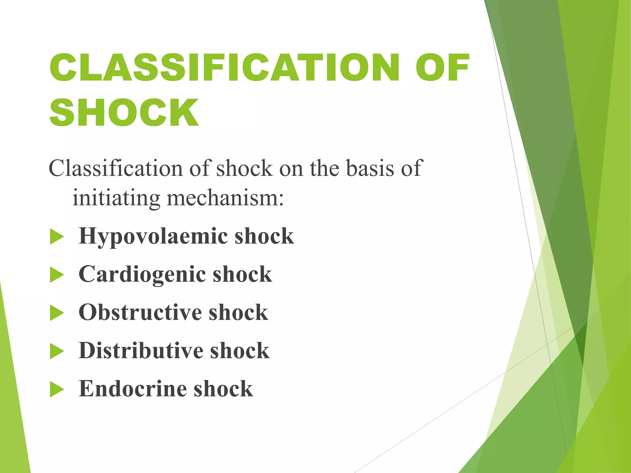 MANAGEMENT OF SHOCK | PPTX | Heart and Cardiovascular Diseases ...