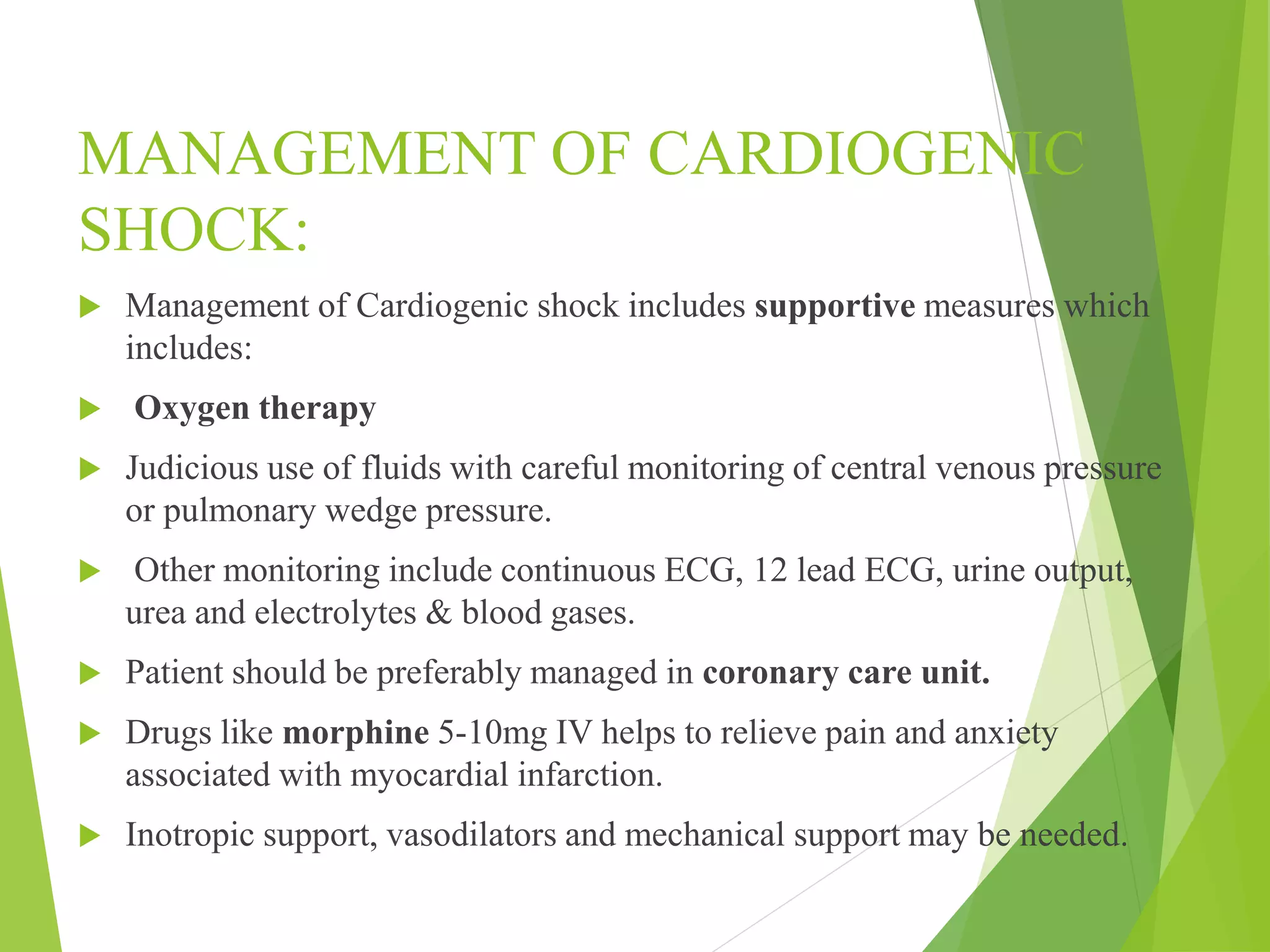 MANAGEMENT OF SHOCK | PPTX
