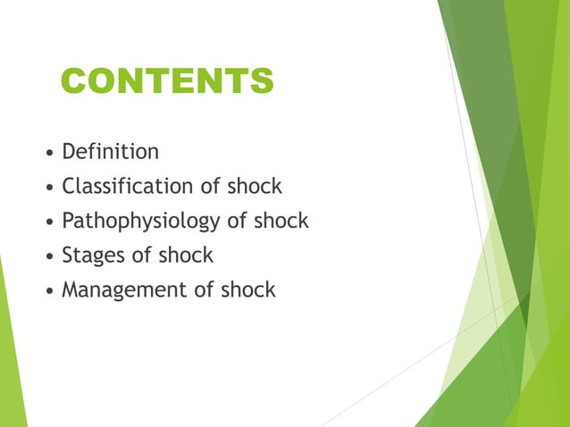 MANAGEMENT OF SHOCK | PPTX | Heart and Cardiovascular Diseases ...