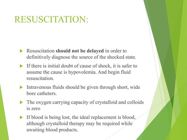 MANAGEMENT OF SHOCK | PPTX | Heart and Cardiovascular Diseases ...
