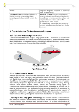 Seminar on smart antenna systems | PDF