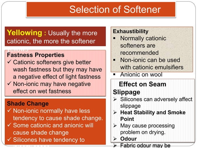 Softening Finishes | PPT