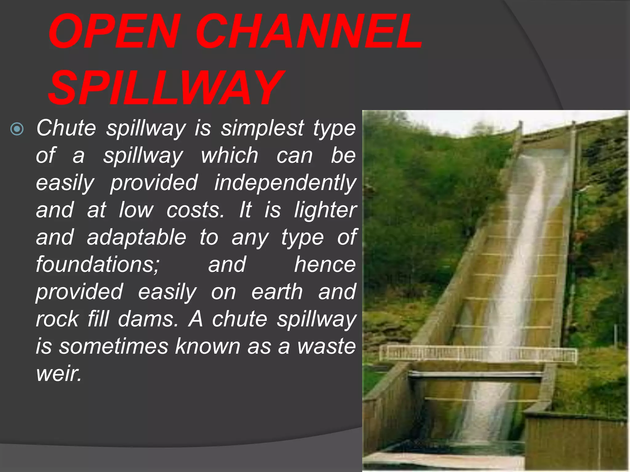 Seminar on spillway by Mr. Yash Upadhyay | PPTX | Water Services | Home ...