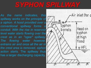 Seminar on spillway by Mr. Yash Upadhyay | PPTX | Water Services | Home ...