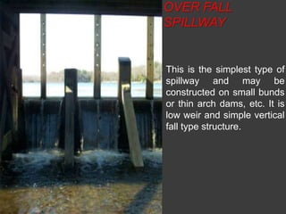 Seminar on spillway by Mr. Yash Upadhyay | PPTX | Water Services | Home ...