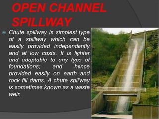 Seminar on spillway by Mr. Yash Upadhyay | PPTX | Water Services | Home ...