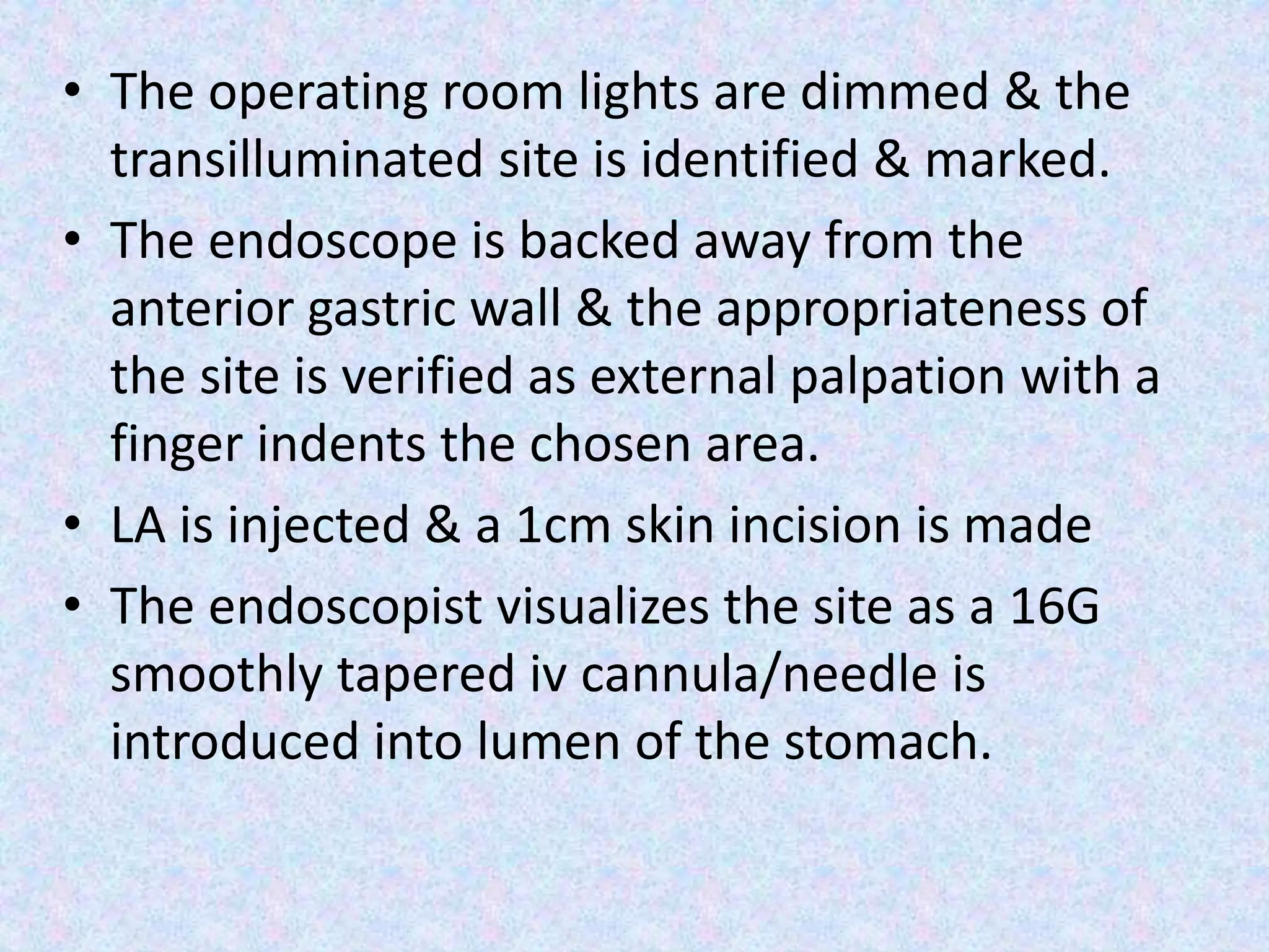 Seminar on stamm, janeway & PE gastrostomy | PPTX