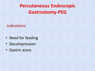 Seminar on stamm, janeway & PE gastrostomy | PPTX
