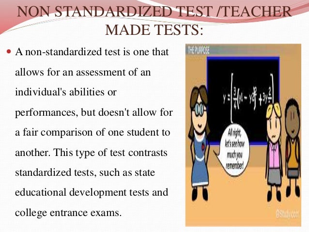 Seminar on Standardized And Non Standardized Test.