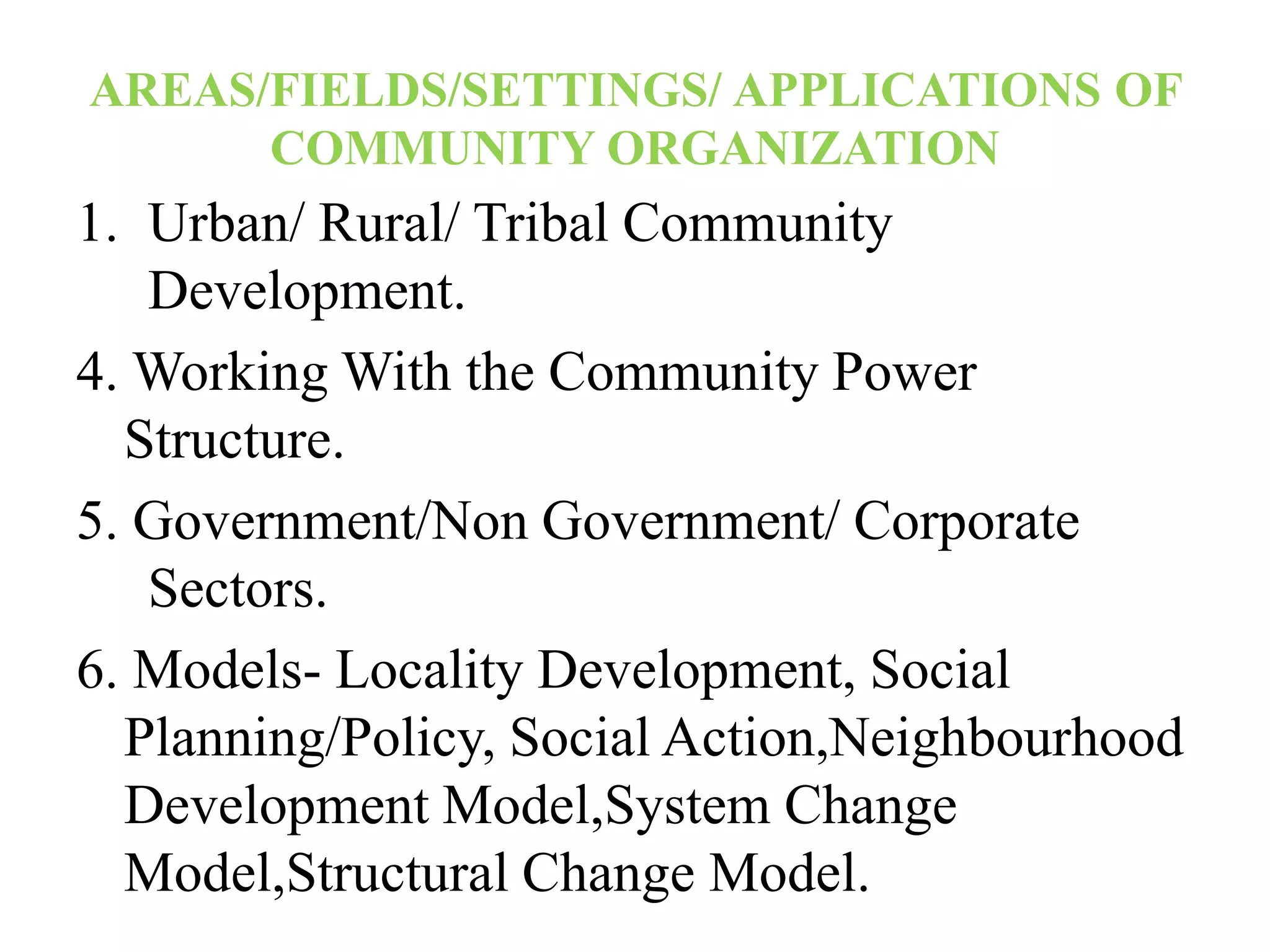 Social Work Methods and Areas | PPTX