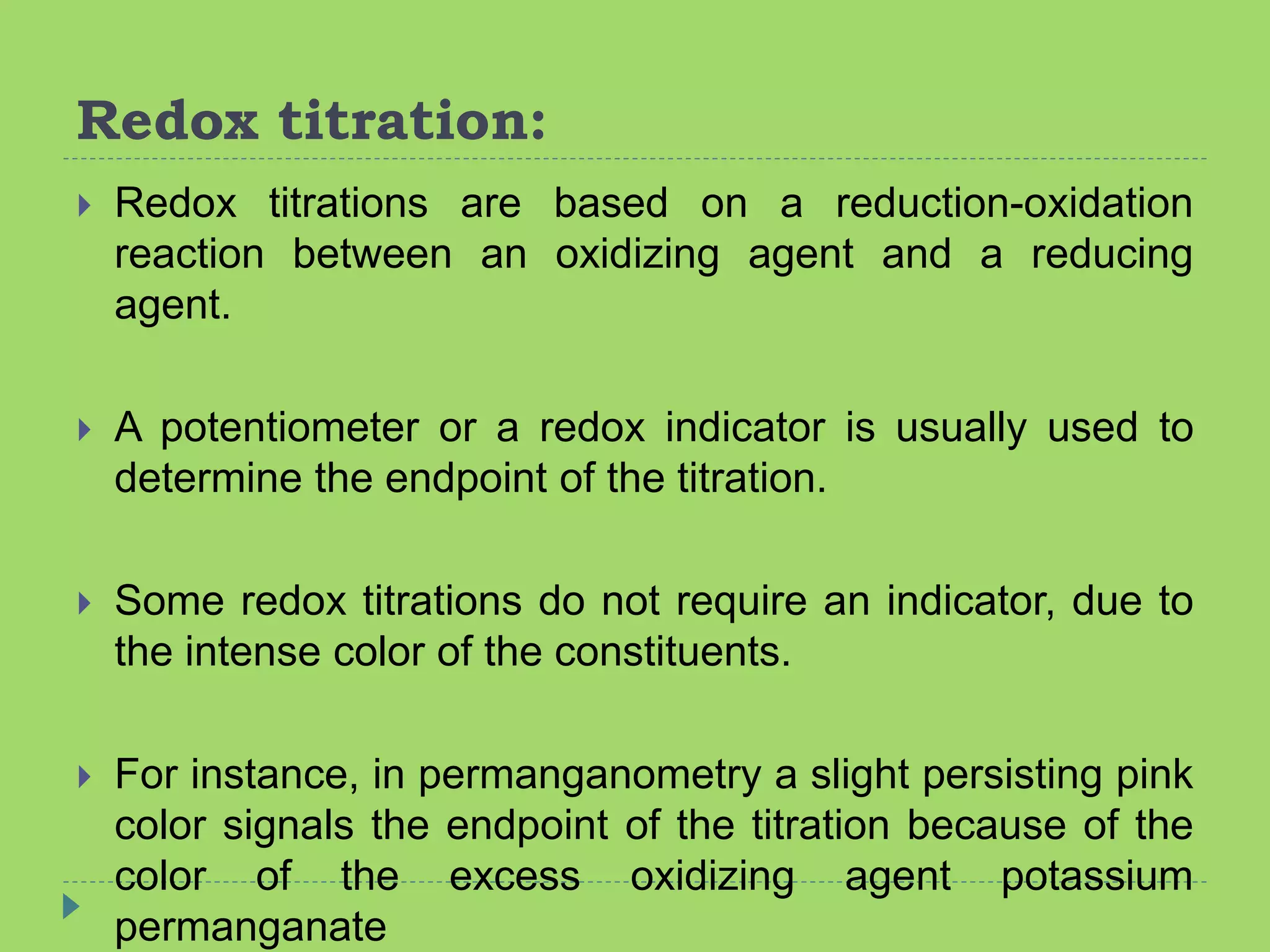 Titration - principle, working and application | PPTX