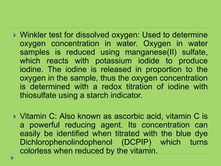 Titration - principle, working and application | PPTX