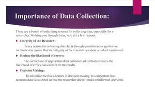 Seminar on tools of data collection Research Methodology | PPTX