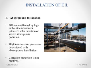 UNDERGROUND HIGH POWER TRANSMISSION LINES | PPTX