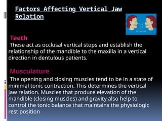 seminar on vertical jaw relation-1.ppt o | PPTX