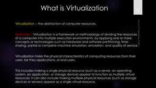 Virtualization and cloud Computing | PDF
