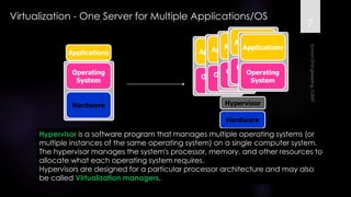 Virtualization and cloud Computing | PDF