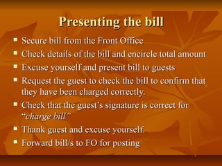 Seminar on Waitering | PPT