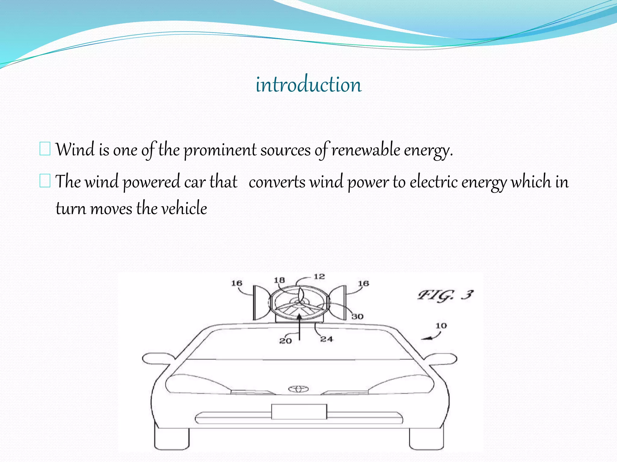 Seminar on wind power car | PPTX