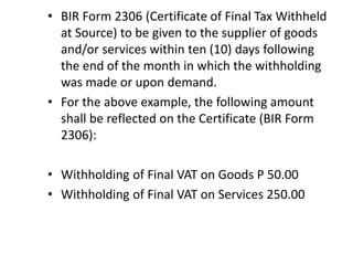 seminar_on_withholding_taxes.pptx | Business Accounting & Finance ...
