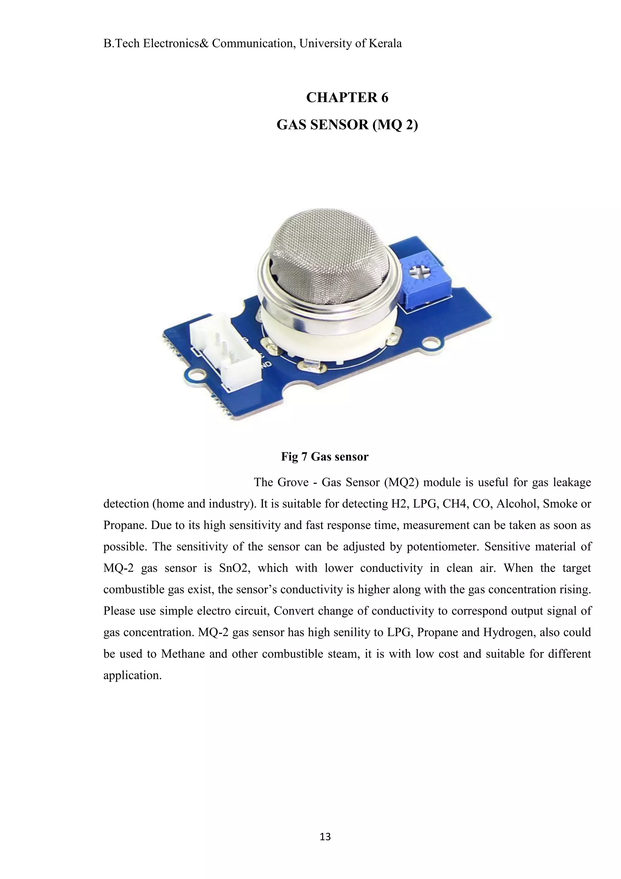 ARDUINO BASED GAS LEAKAGE REPORT FULL | PDF