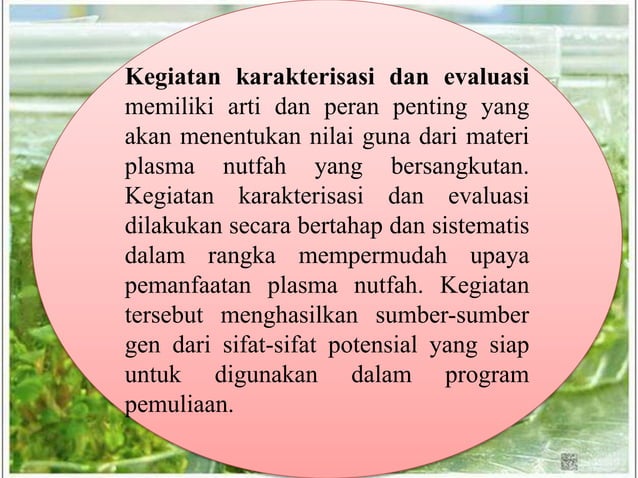 konservasi plasma nutfah | PPTX