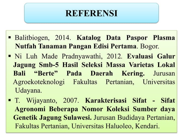 konservasi plasma nutfah | PPTX