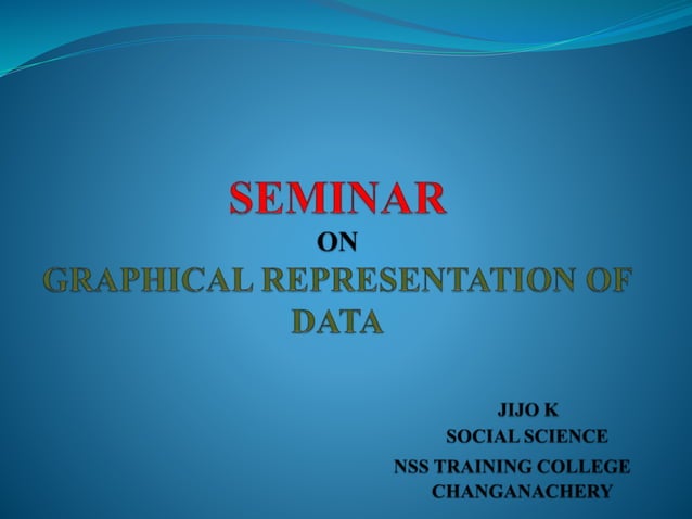 Graphical Representation of data | PPTX | Science