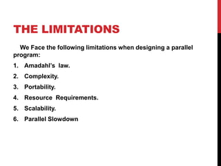 Parallel Algorithms Advantages and Disadvantages | PPTX