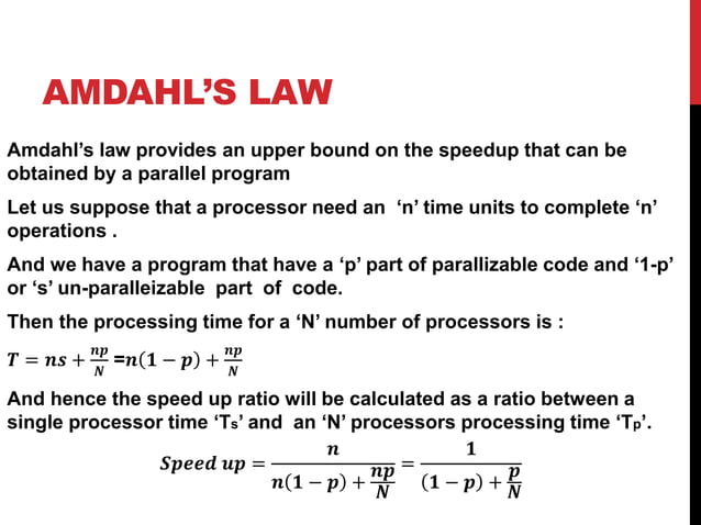 Parallel Algorithms Advantages and Disadvantages | PPTX