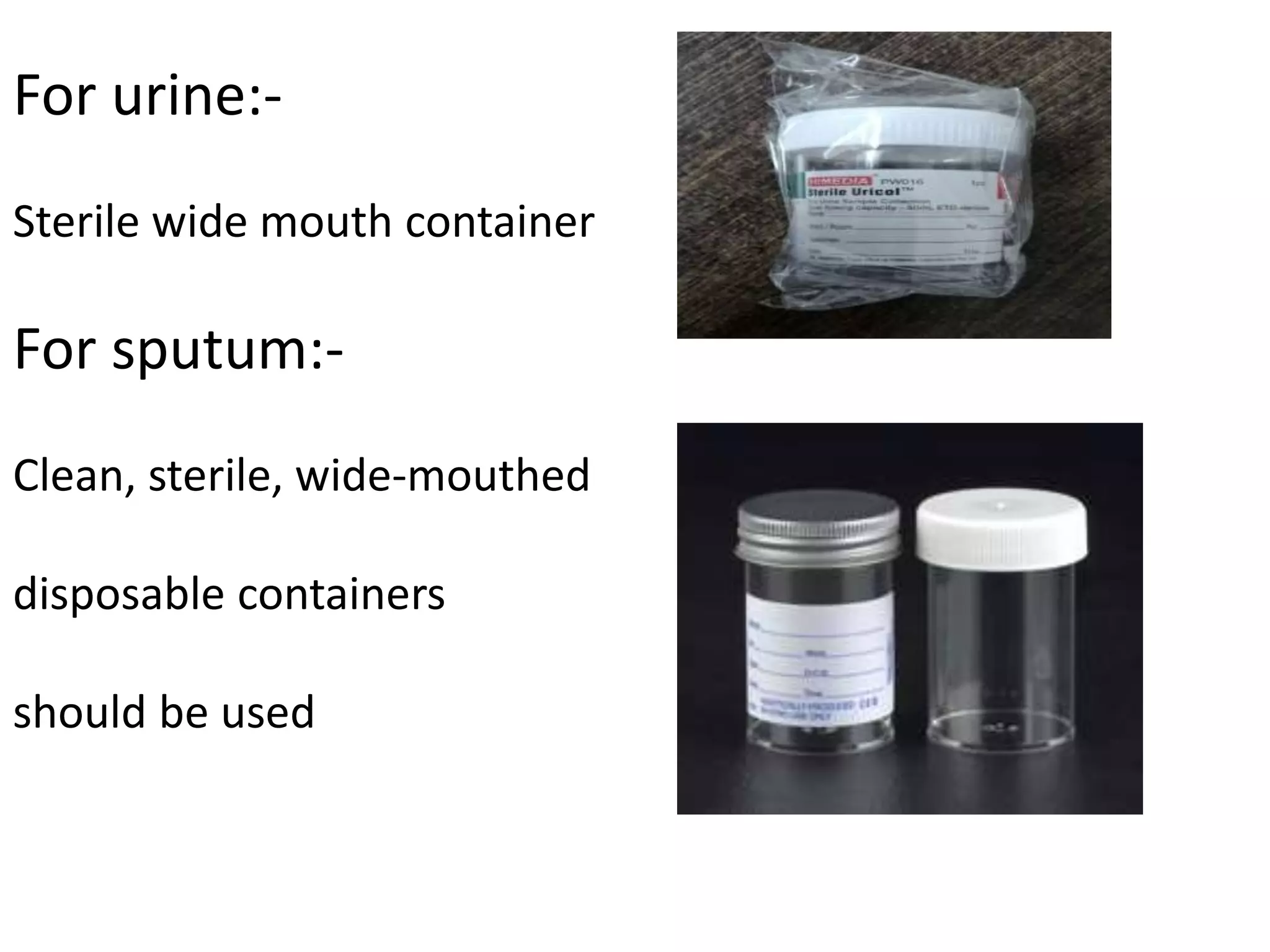 samplecollection and transport of sample | PPTX