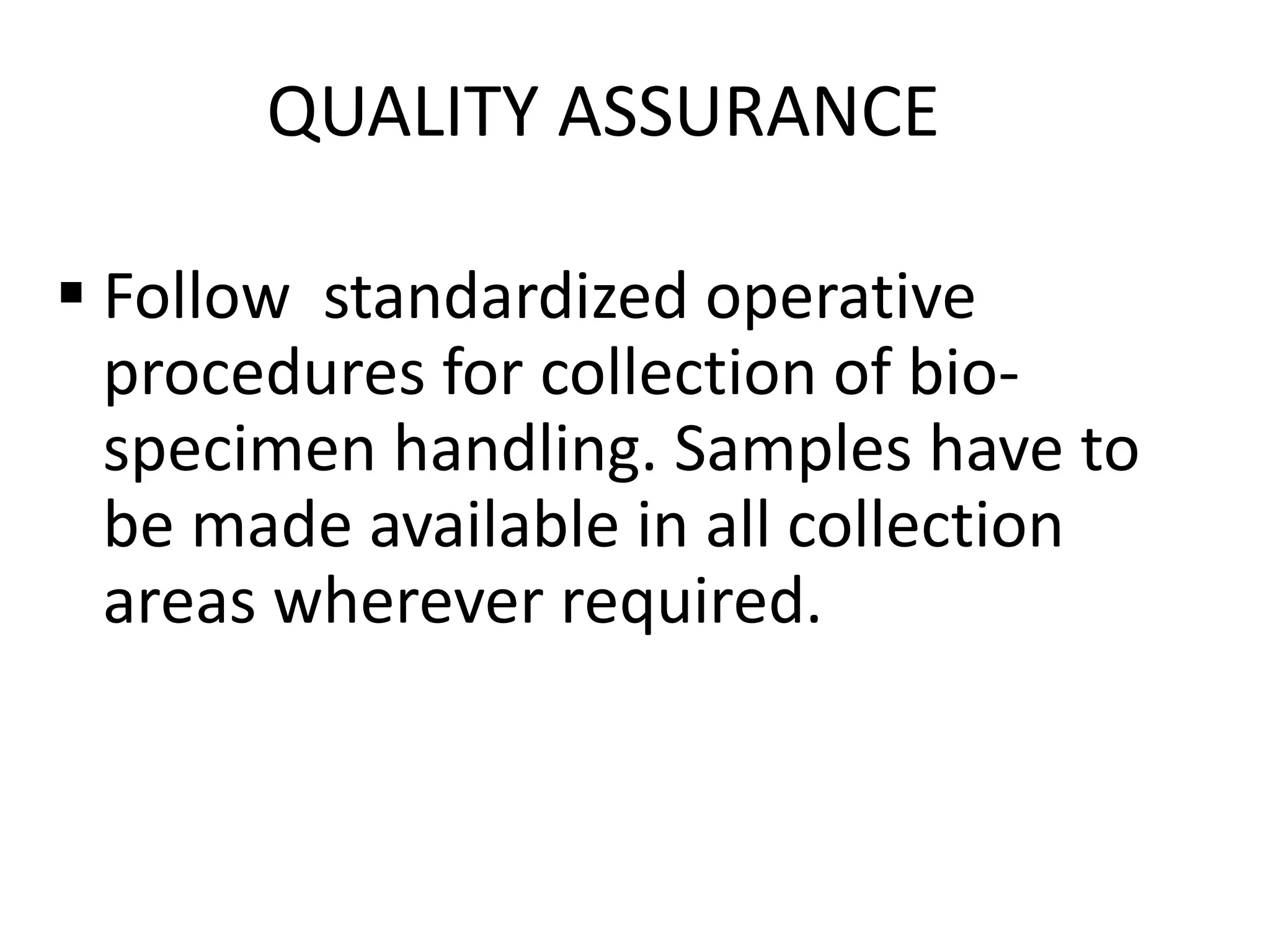 samplecollection and transport of sample | PPTX