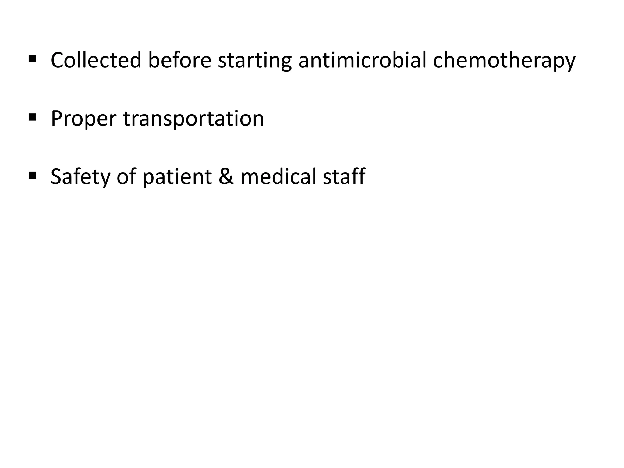 samplecollection and transport of sample | PPTX