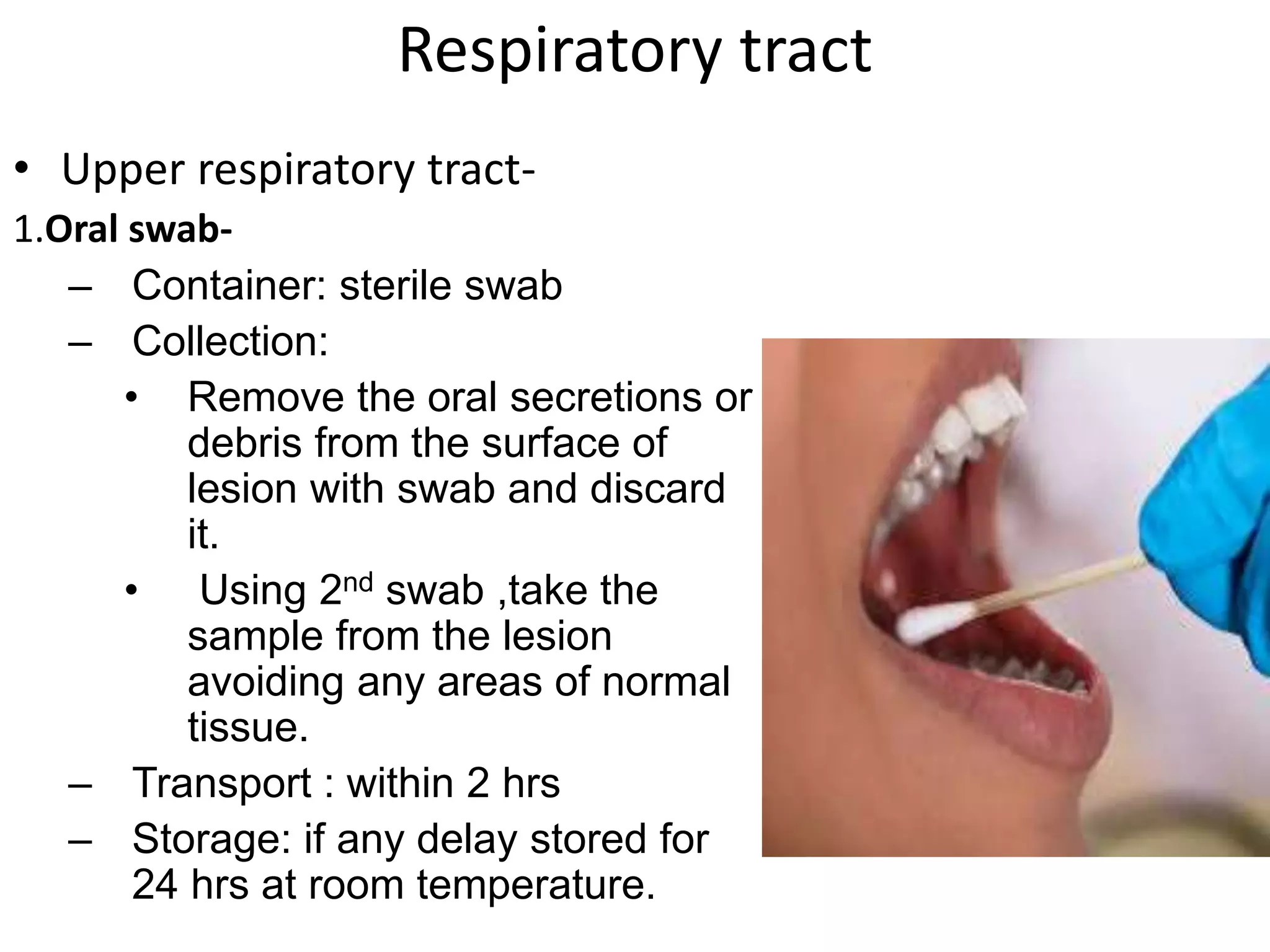 samplecollection and transport of sample | PPTX