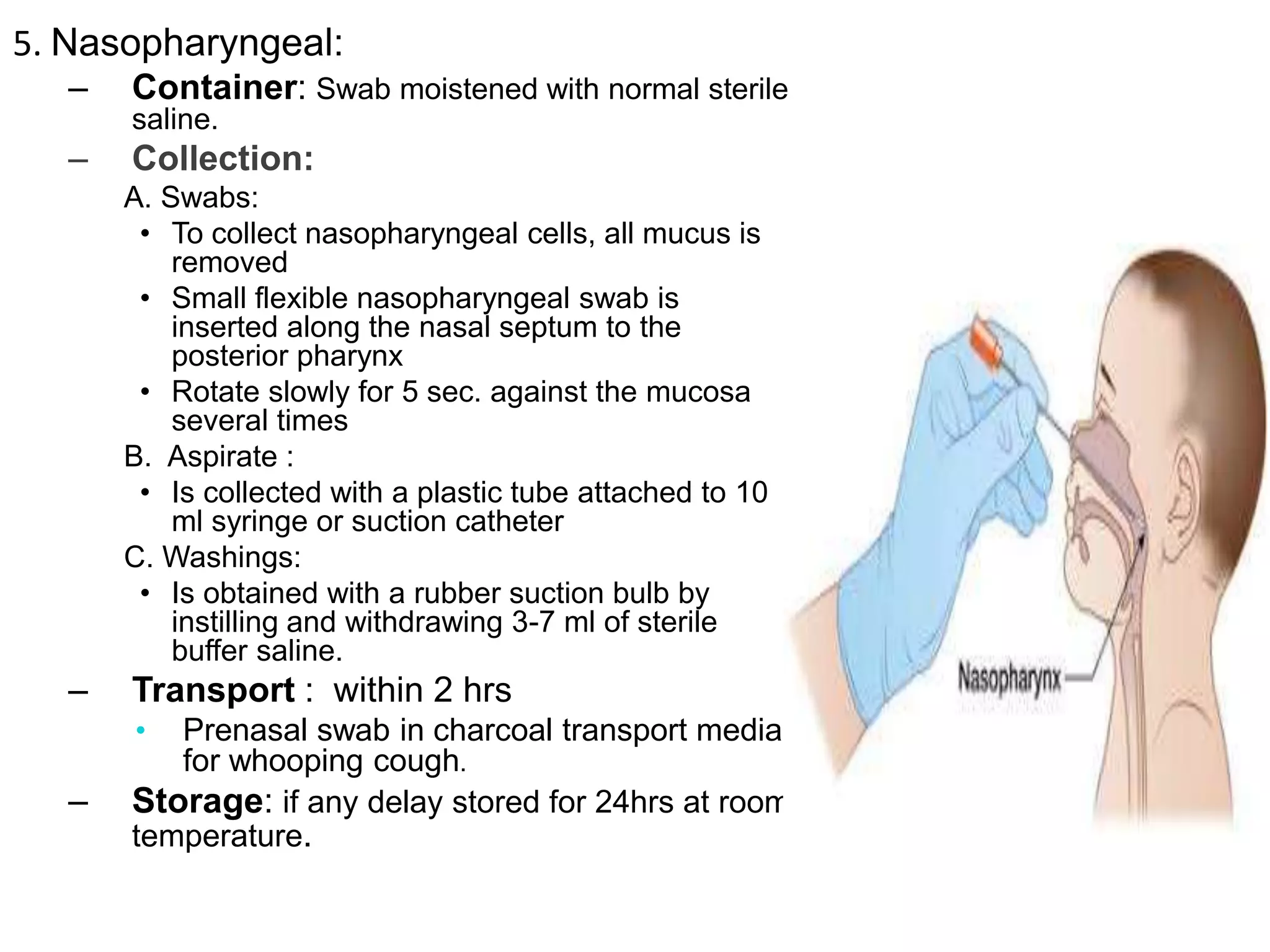 samplecollection and transport of sample | PPTX
