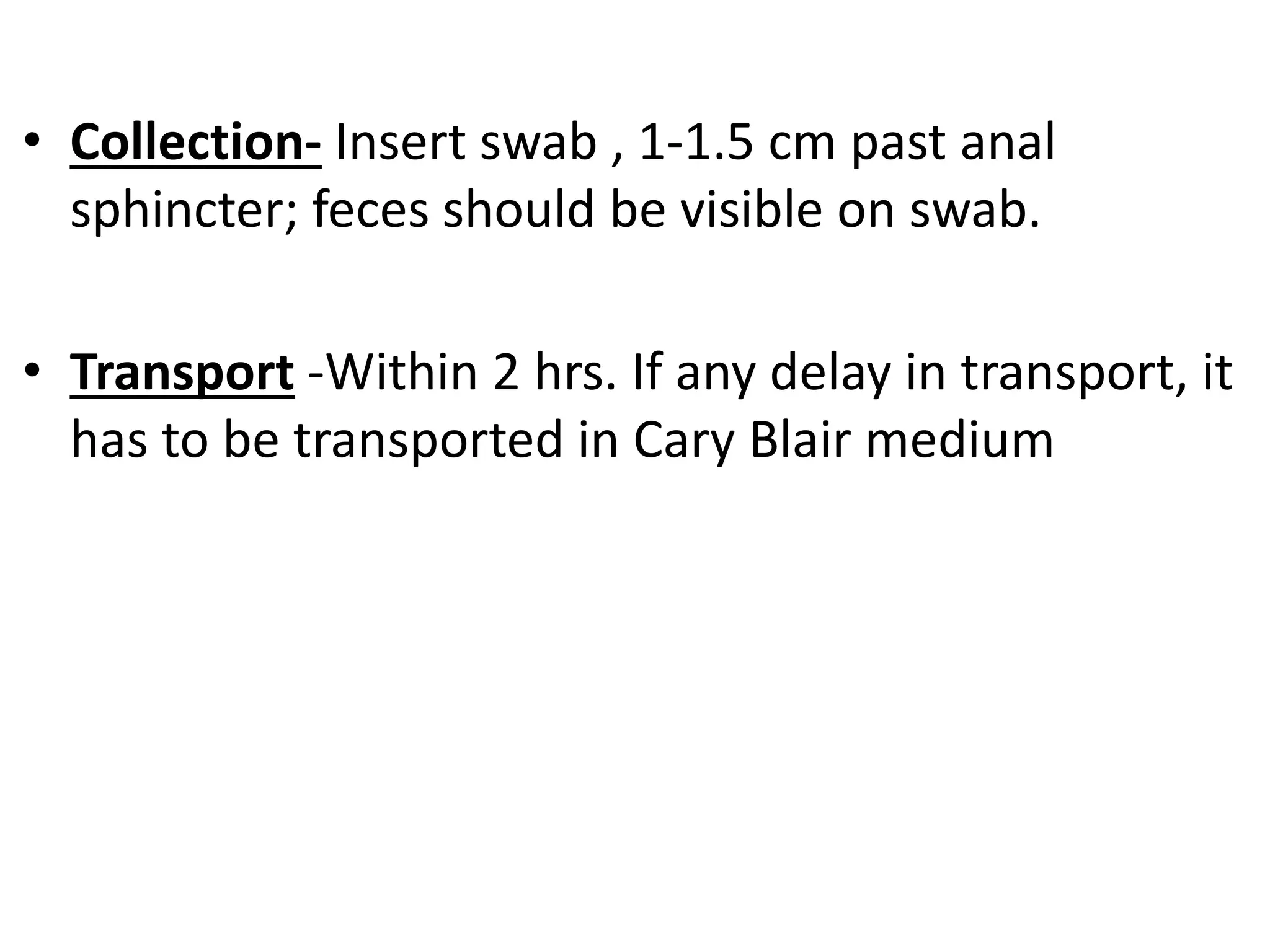 samplecollection and transport of sample | PPTX