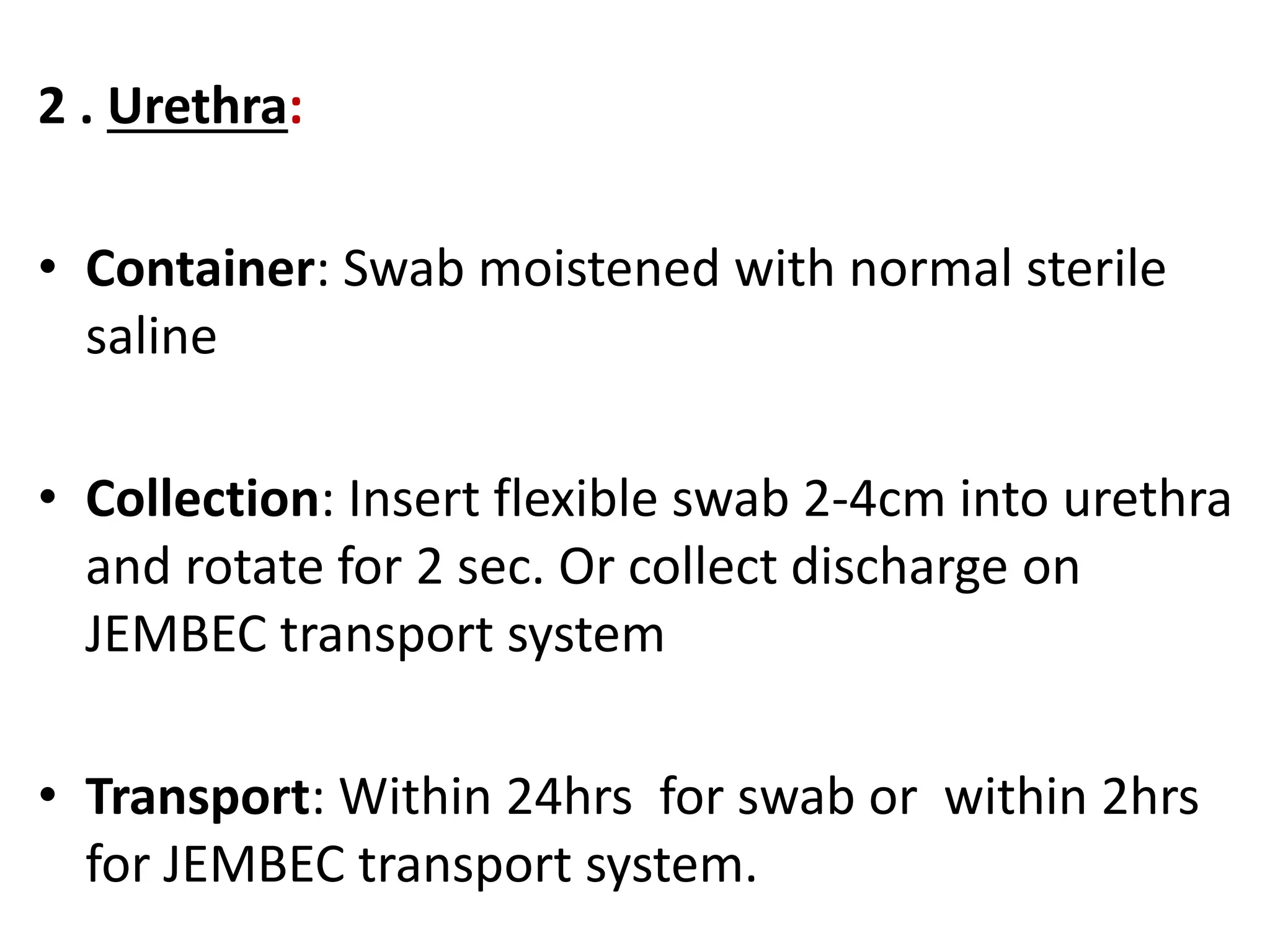 samplecollection and transport of sample | PPTX
