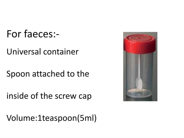 samplecollection and transport of sample | PPTX