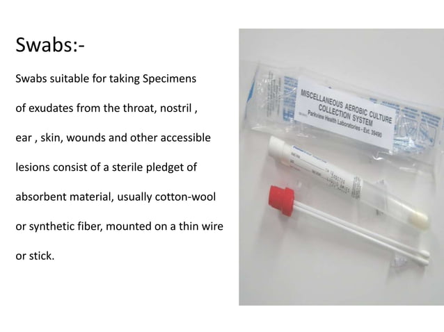 samplecollection and transport of sample | PPTX
