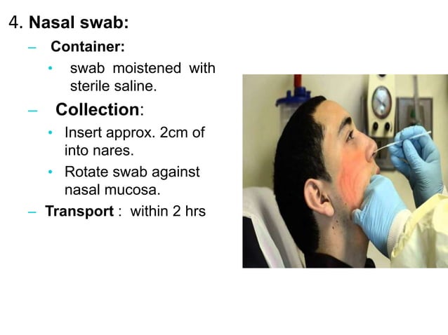 samplecollection and transport of sample | PPTX