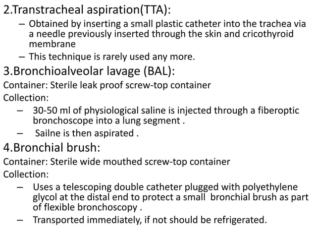 samplecollection and transport of sample | PPTX
