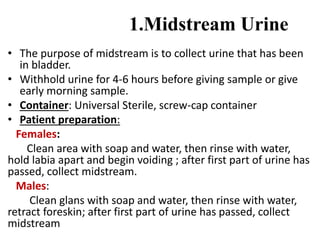 samplecollection and transport of sample | PPTX