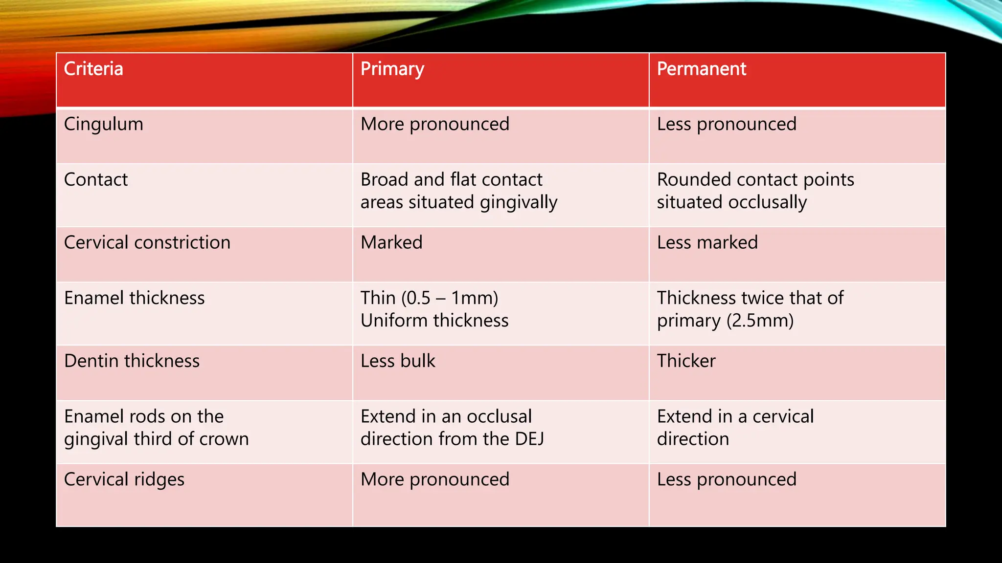 Morphology of permanent dentition - incisior, canines, permolars and ...