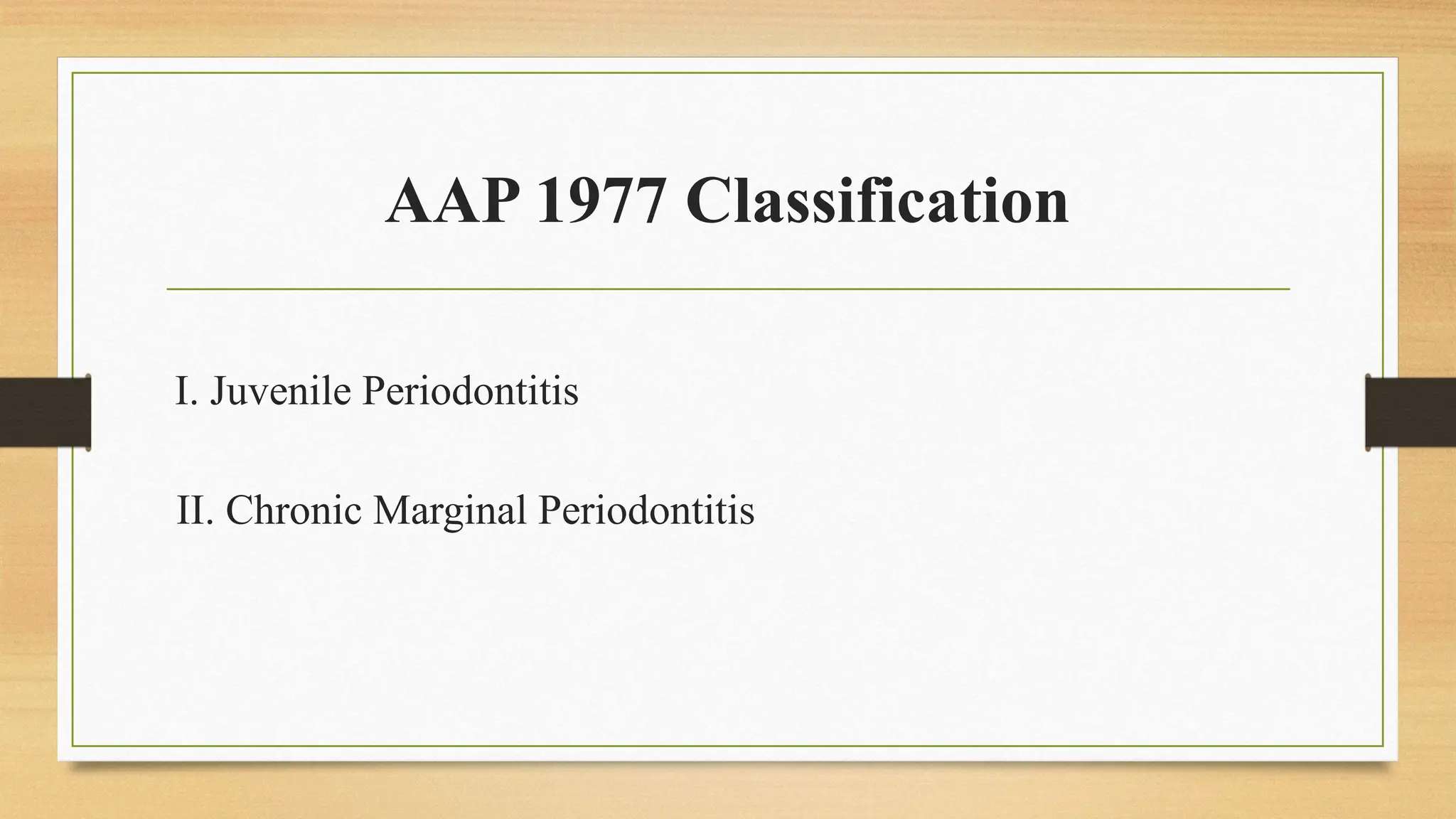 Periodontal diseases classification.pptx