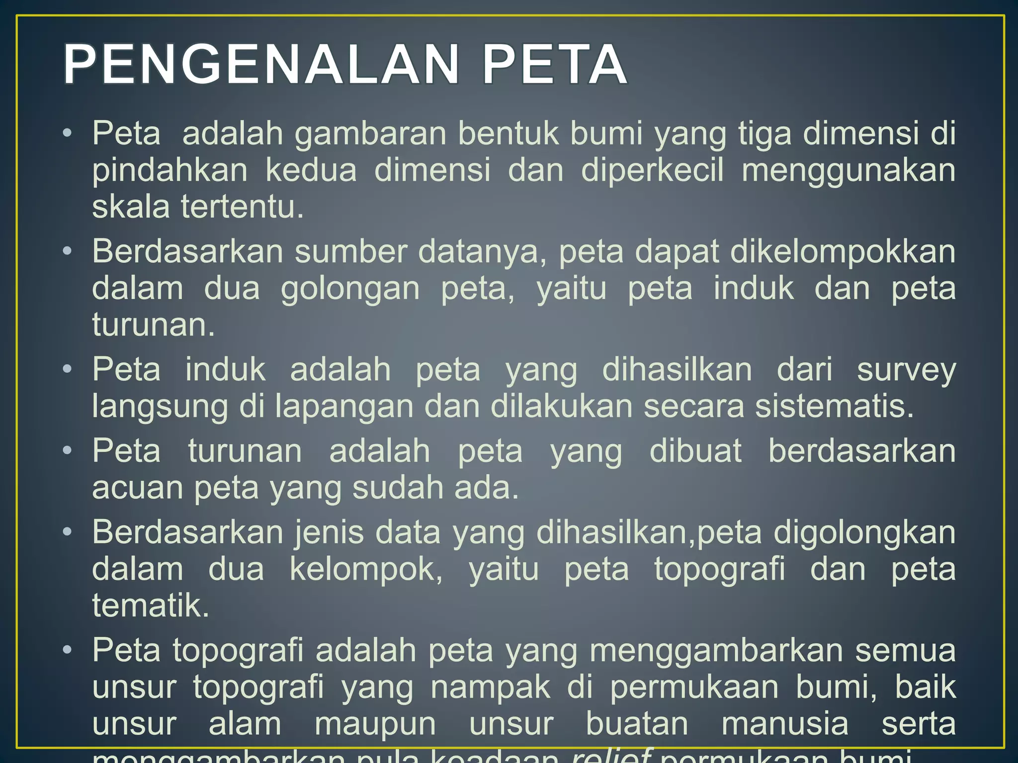 Seminar perpetaan | PPTX