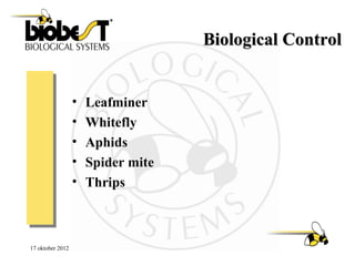 The most common greenhouse pests and their natural ennemies | PPT