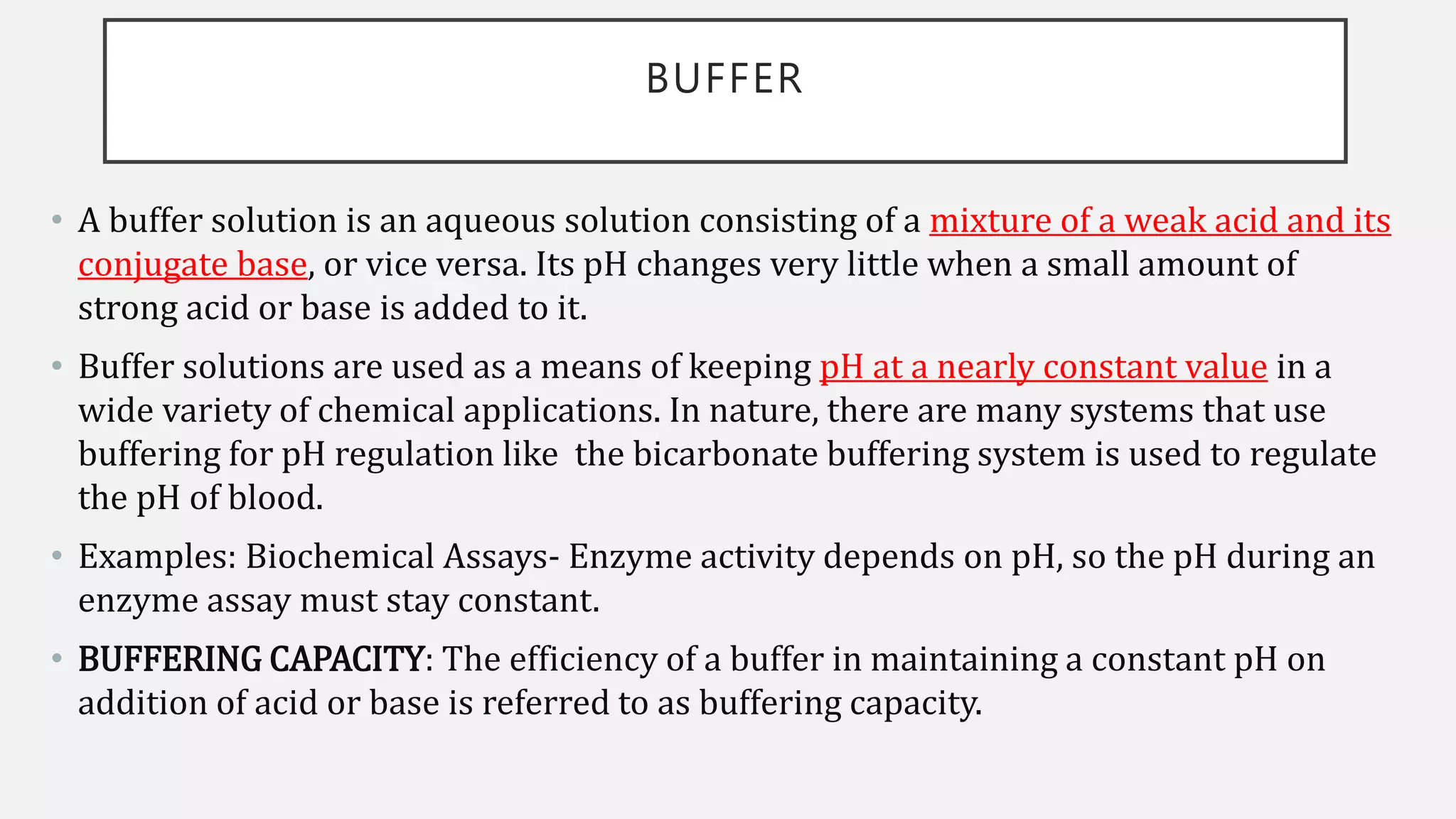 ph and buffers | PPTX