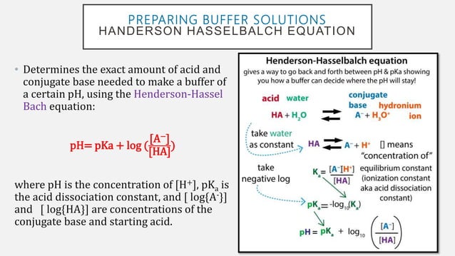 ph and buffers | PPTX | Chemistry | Science