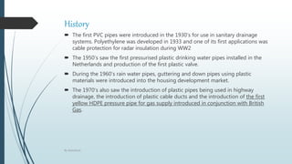 plastic piping seminar presentation | PPTX